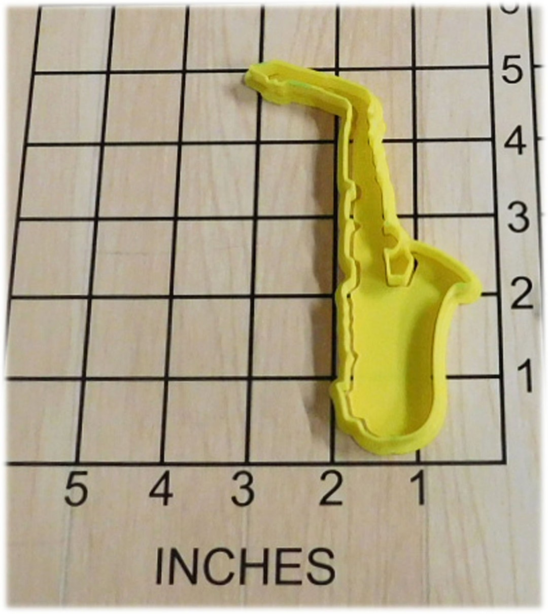 Saxophone Instrument Shaped Fondant Cookie Cutter and Stamp #1066 - Etsy