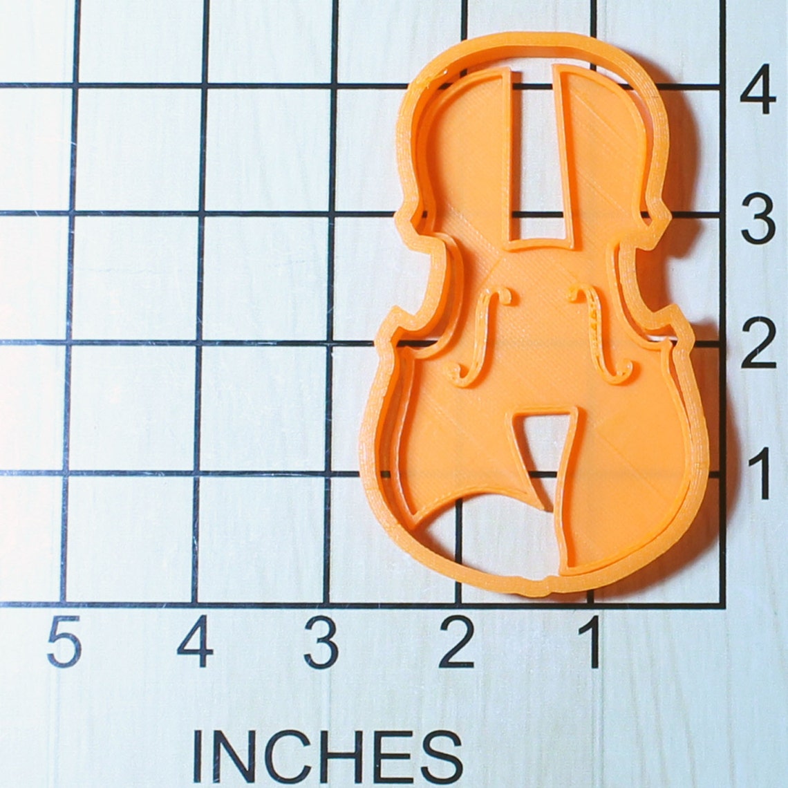 Violin Instrument Fondant Cookie Cutter and Stamp 1509 - Etsy