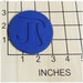 Pi Symbol Shaped Fondant Cookie Cutter and Stamp #1196 - Etsy