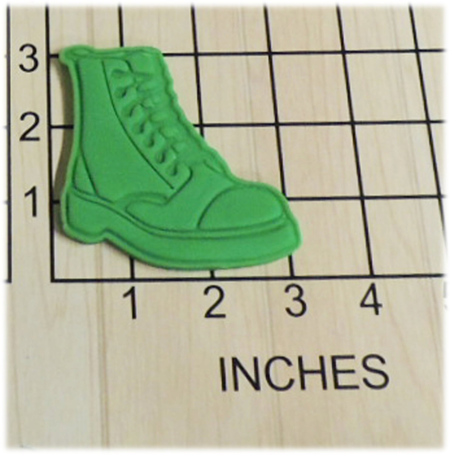 Construction Work Boot Shaped Cookie Cutter and Stamp 1195 - Etsy