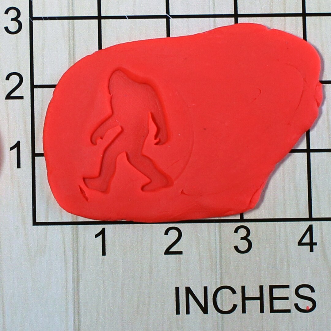 Bigfoot Sasquatch Shape Cupcake Size Fondant Decorating Stamp and ...