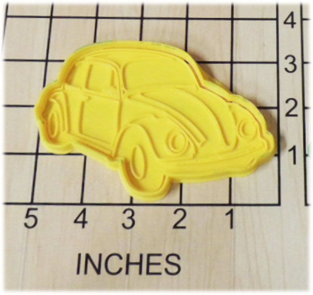 Volkswagen Beetle Bug/ VW Bug Shaped Cookie Cutter and Stamp #1217 - Etsy