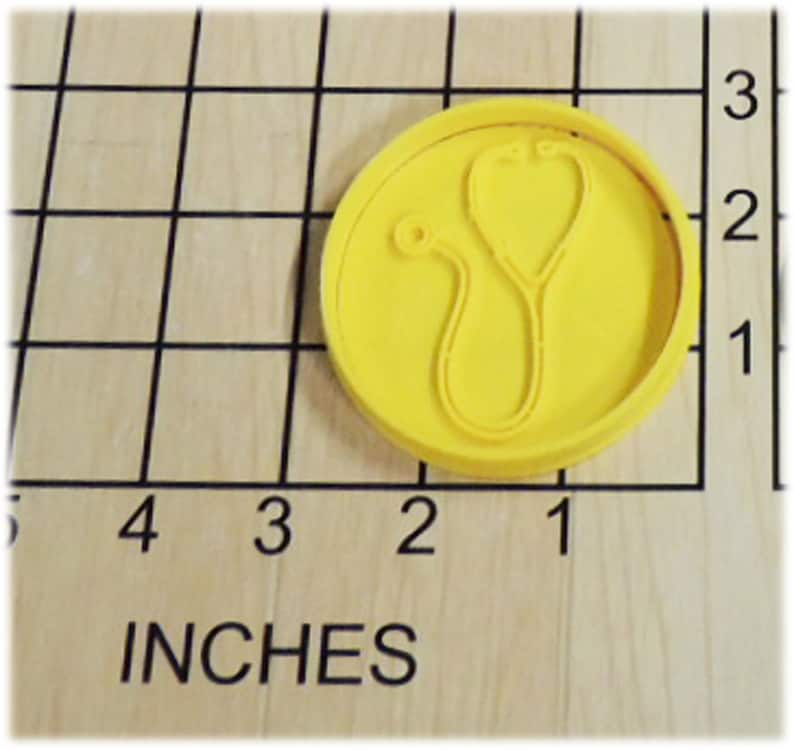 Doctors Stethoscope Fondant Cookie Cutter and Stamp 1392 | Etsy