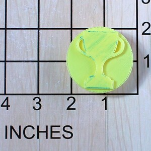 Trophy Shape Cupcake Size Fondant Decorating Stamp and Handle #1549 - Etsy