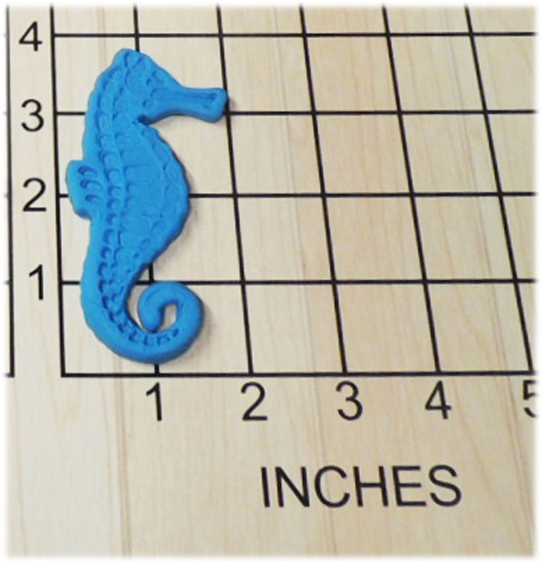 Seahorse Shaped Fondant Cookie Cutter and Stamp #1143 - Etsy
