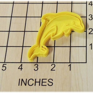 Dolphin Shaped Fondant Cookie Cutter and Stamp #1141 - Etsy