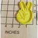 Peace Hand Sign Fondant Cookie Cutter and Stamp 1018 - Etsy