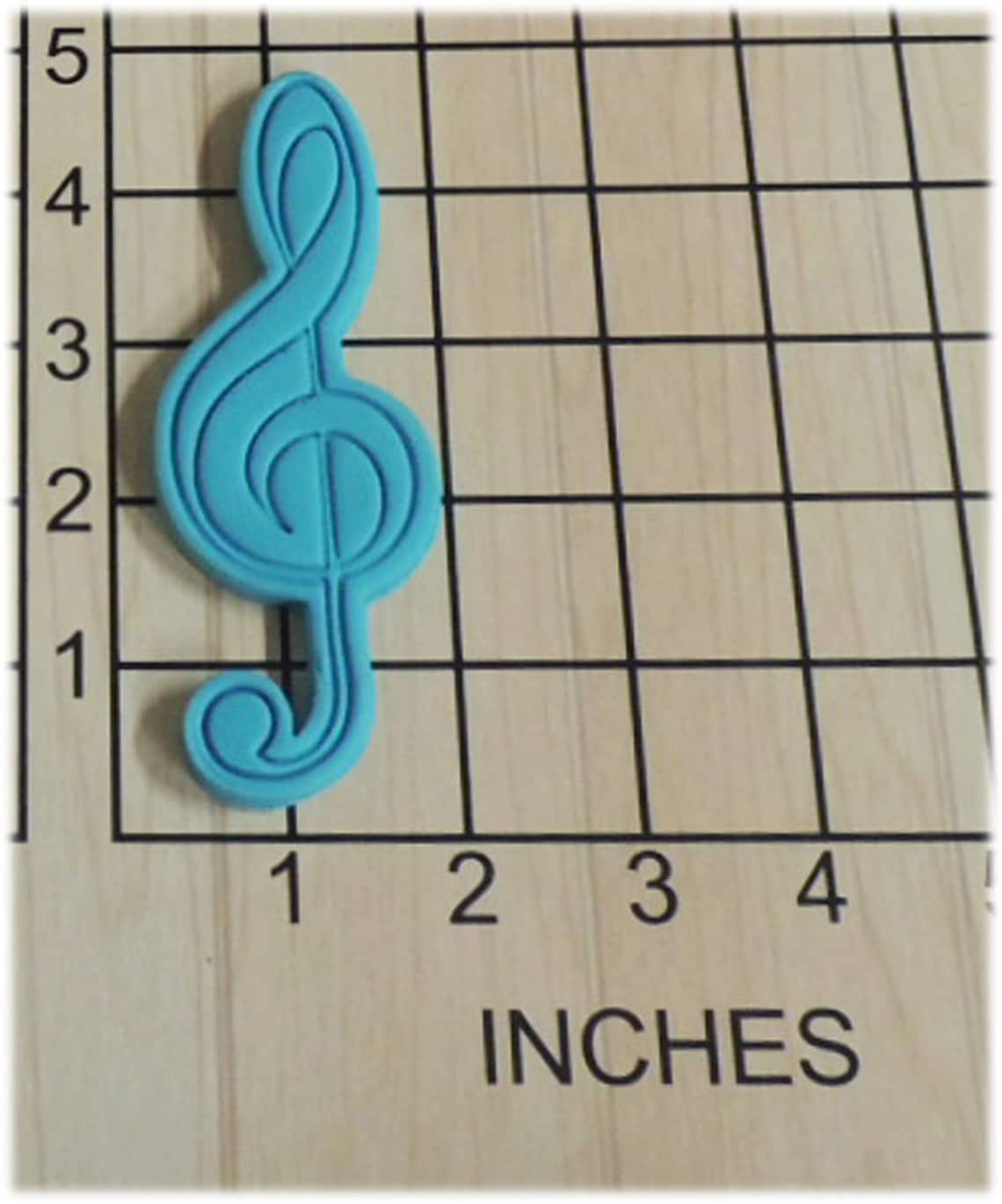 Treble Clef Shape Music Note Fondant Cookie Cutter and Stamp - Etsy