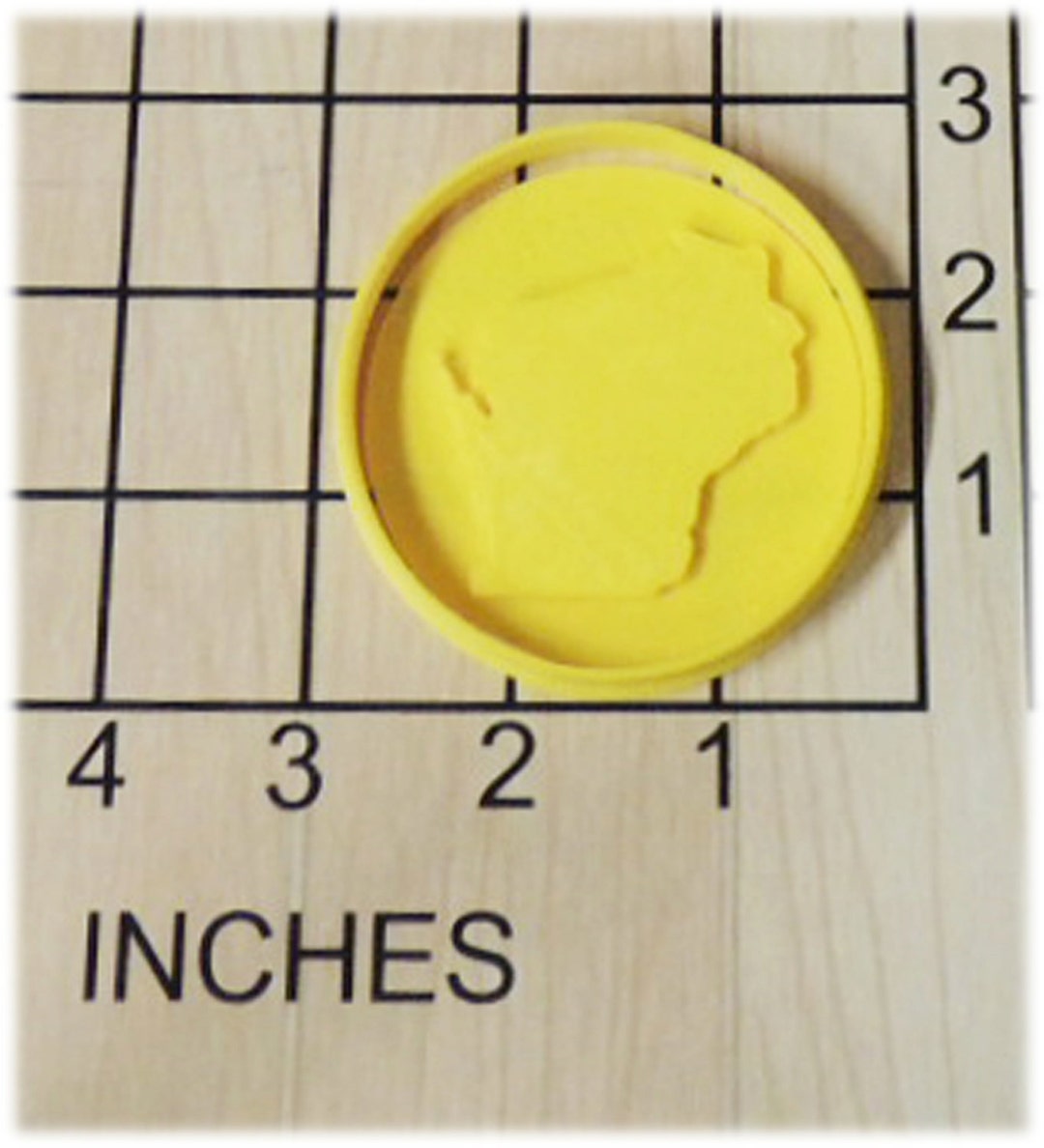 Wisconsin State Silhouette Shaped WI Cookie Cutter and Stamp 1213 ...