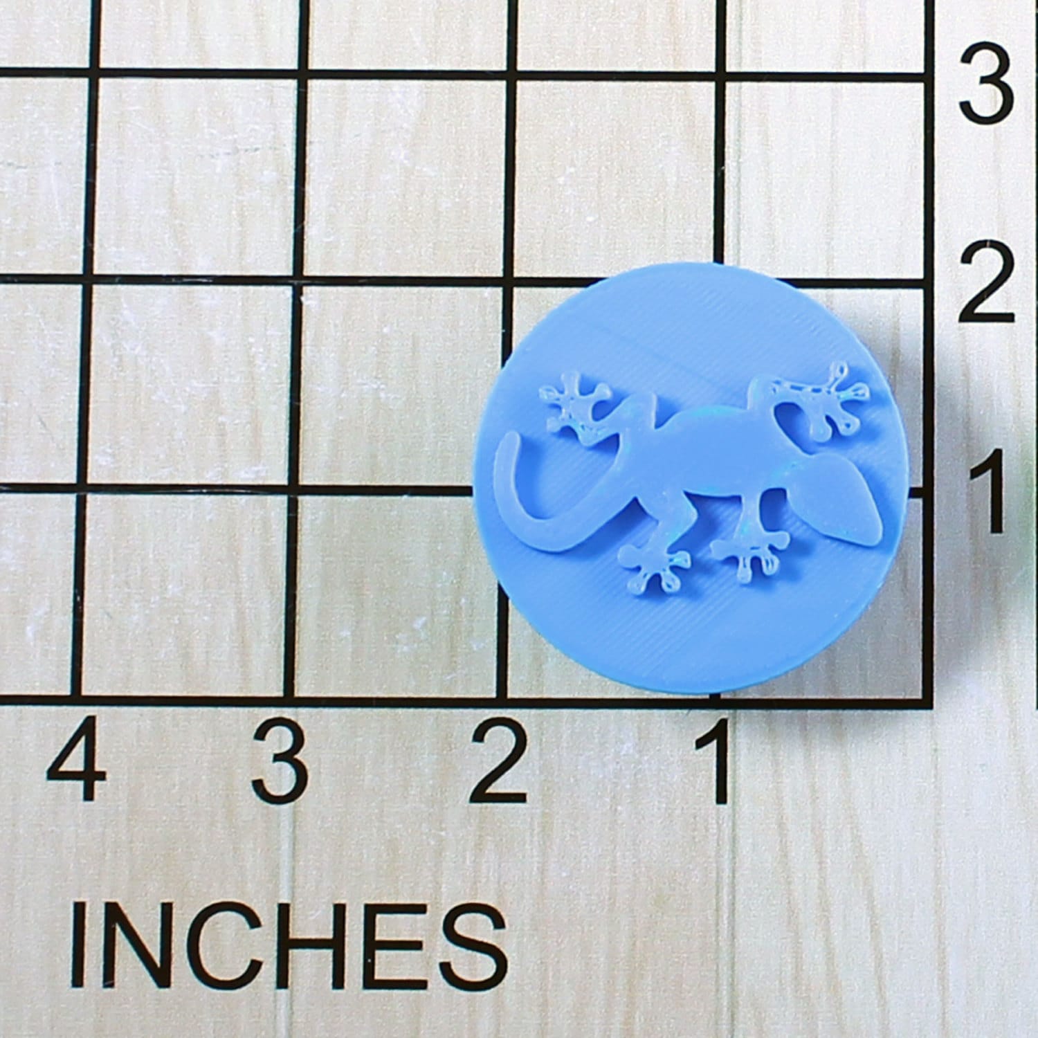 Gecko Lizard Shape Cupcake Size Fondant Decorating Stamp and Handle ...