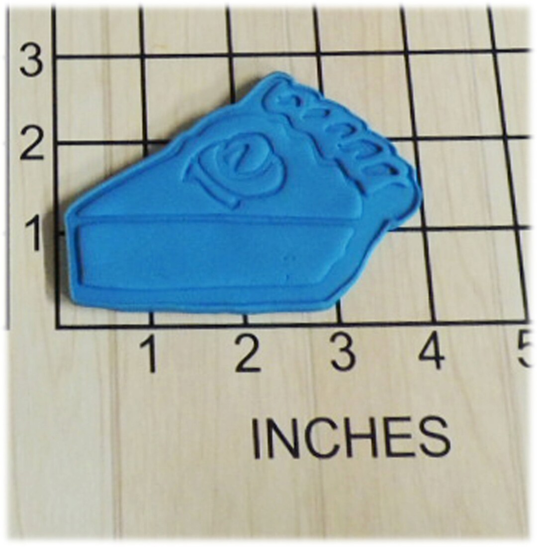 Picnic Slice of Pie Fondant Cookie Cutter and Stamp #1246 - Etsy
