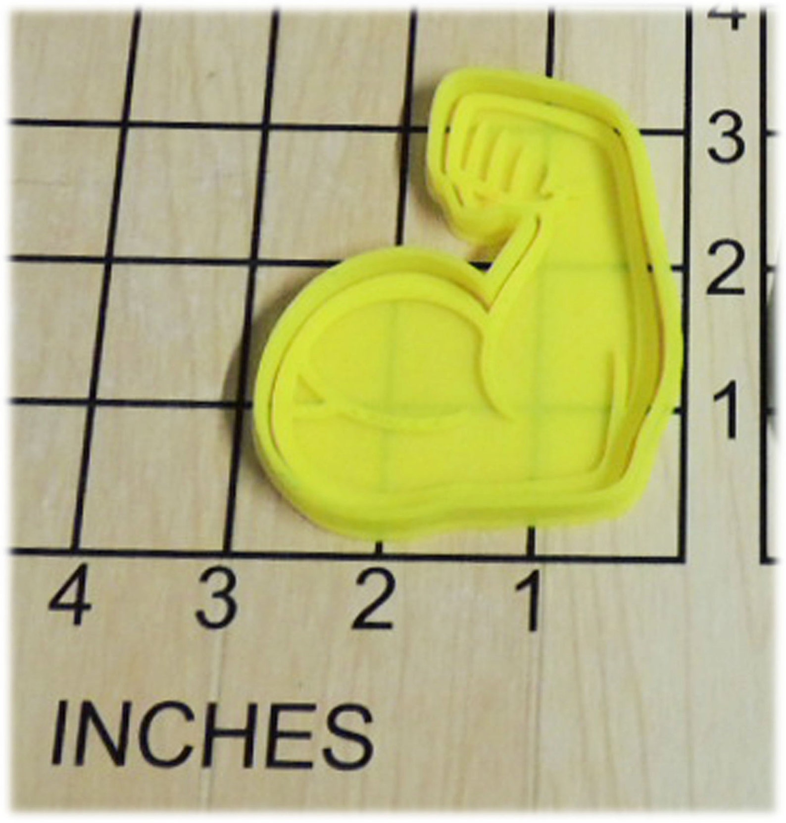 Flexing Muscle Arm Shape Fondant Cookie Cutter and Stamp #1416 - Etsy