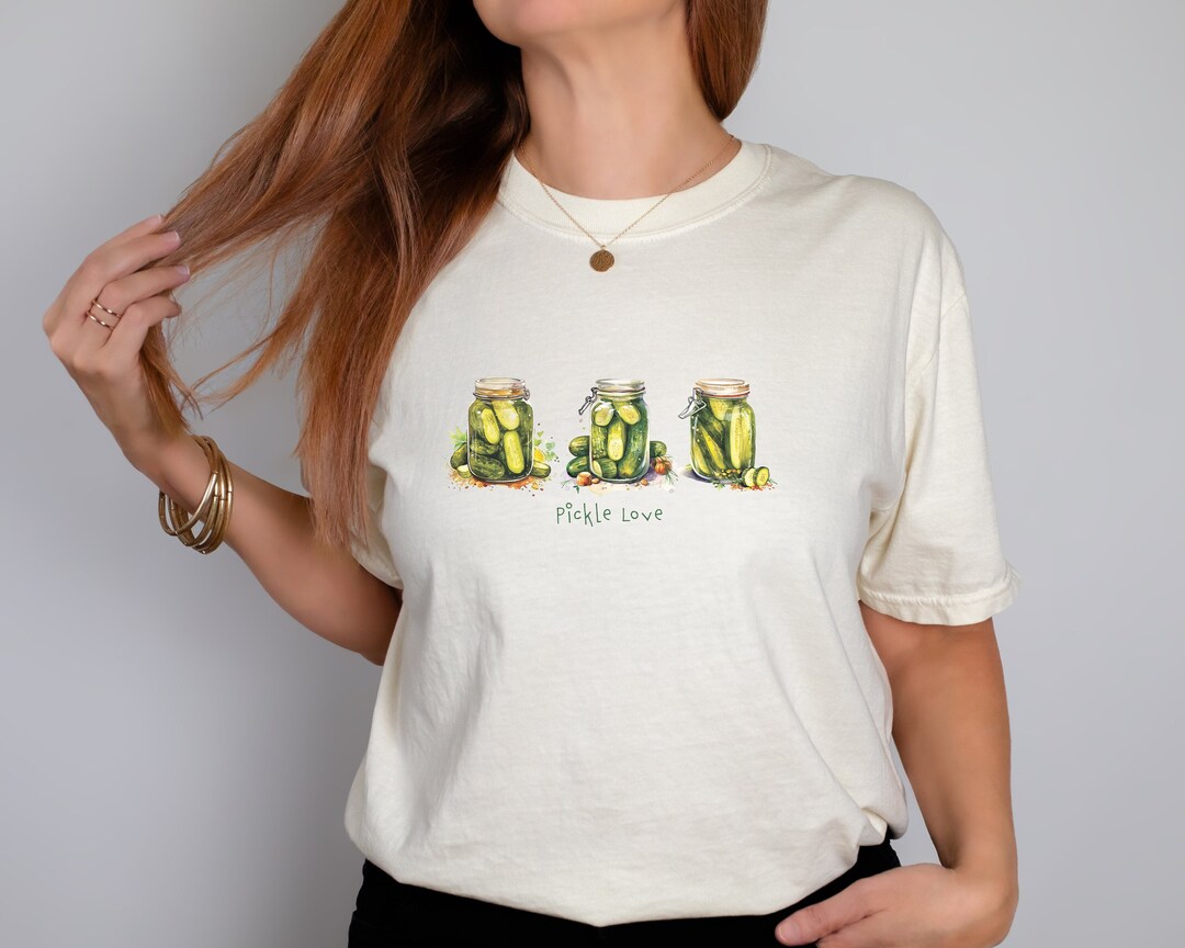 Pickle Lover T-shirt Pickle Jars Design Pickle Fanatic Shirt Pickle ...