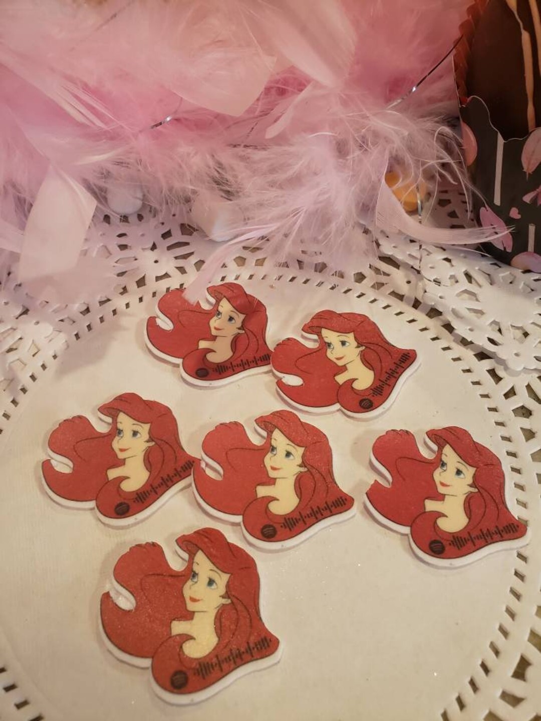 Mermaid Edible Image With Spotify Code That Plays kiss - Etsy