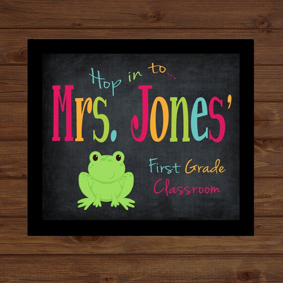 Welcome To School Frogs