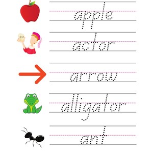 Learn to Write Your Abc's, Handwriting for Ages 3+, Printable Kids ...