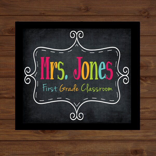 Colored Chalkboard - Etsy