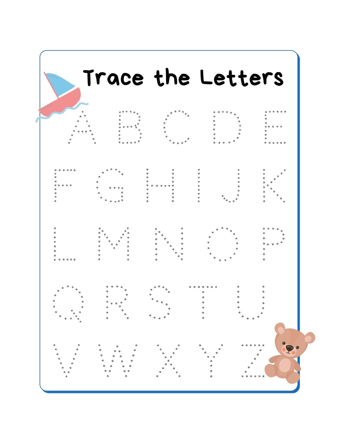 Learn to write your ABC's Handwriting for Ages 3 | Etsy