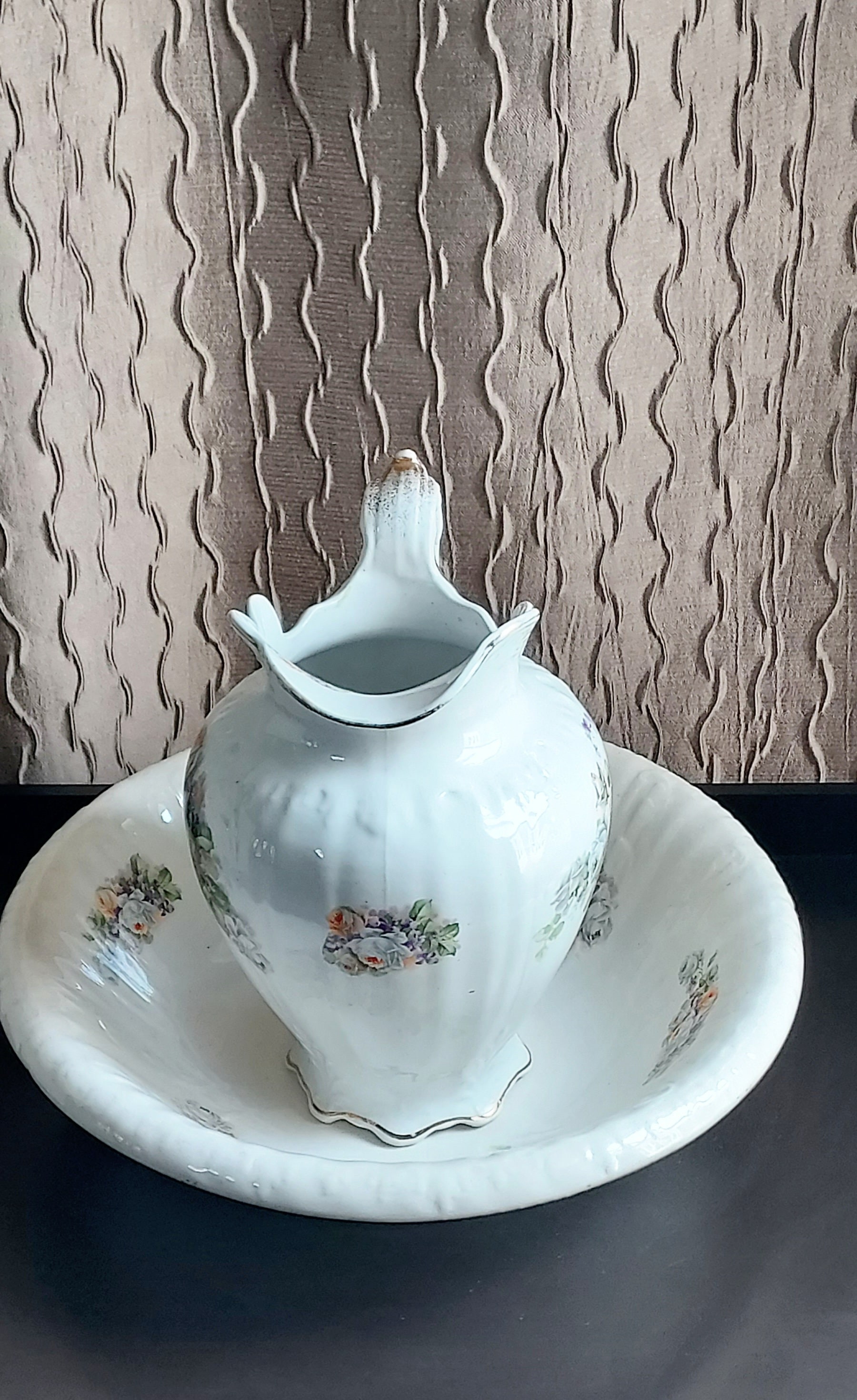 Vintage Smith Phillips China Co Wash Basin and Pitcher - Etsy