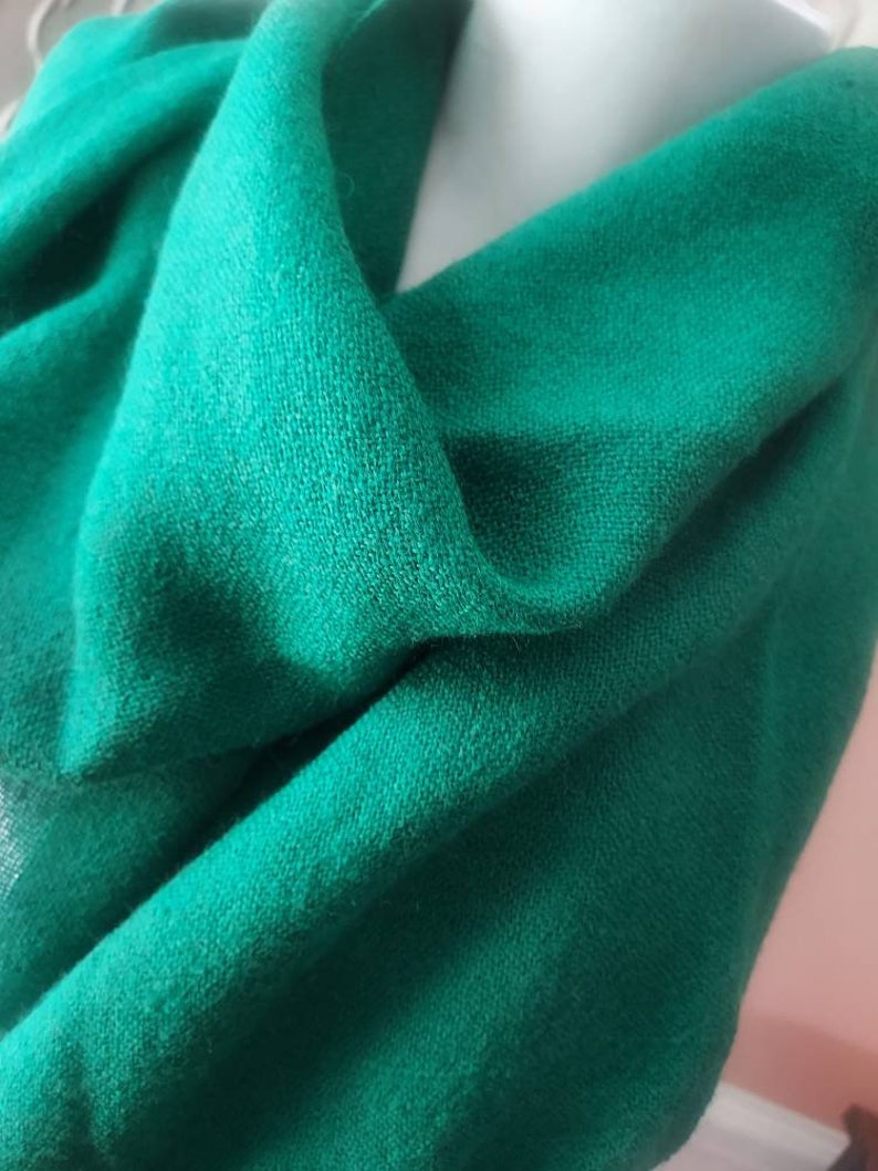 Vintage 1970's Mexican Inspired Wool Rebozo Green Rebozo | Etsy