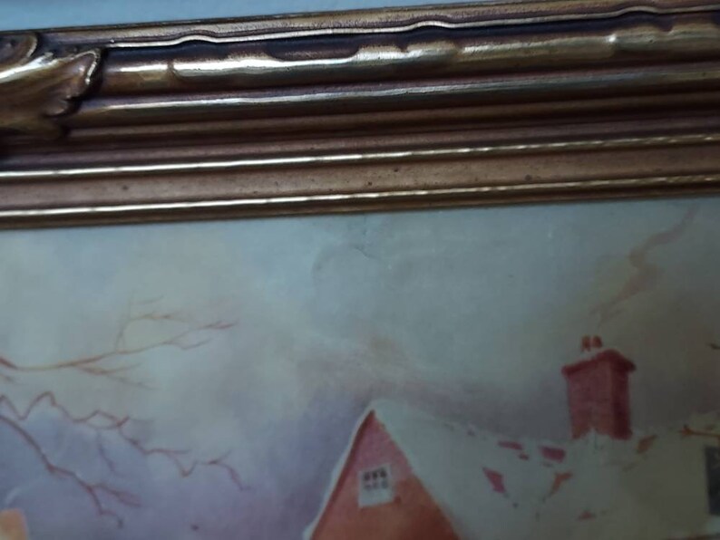 Vintage Henry Murray Watercolor Stagecoach and Horses in the - Etsy