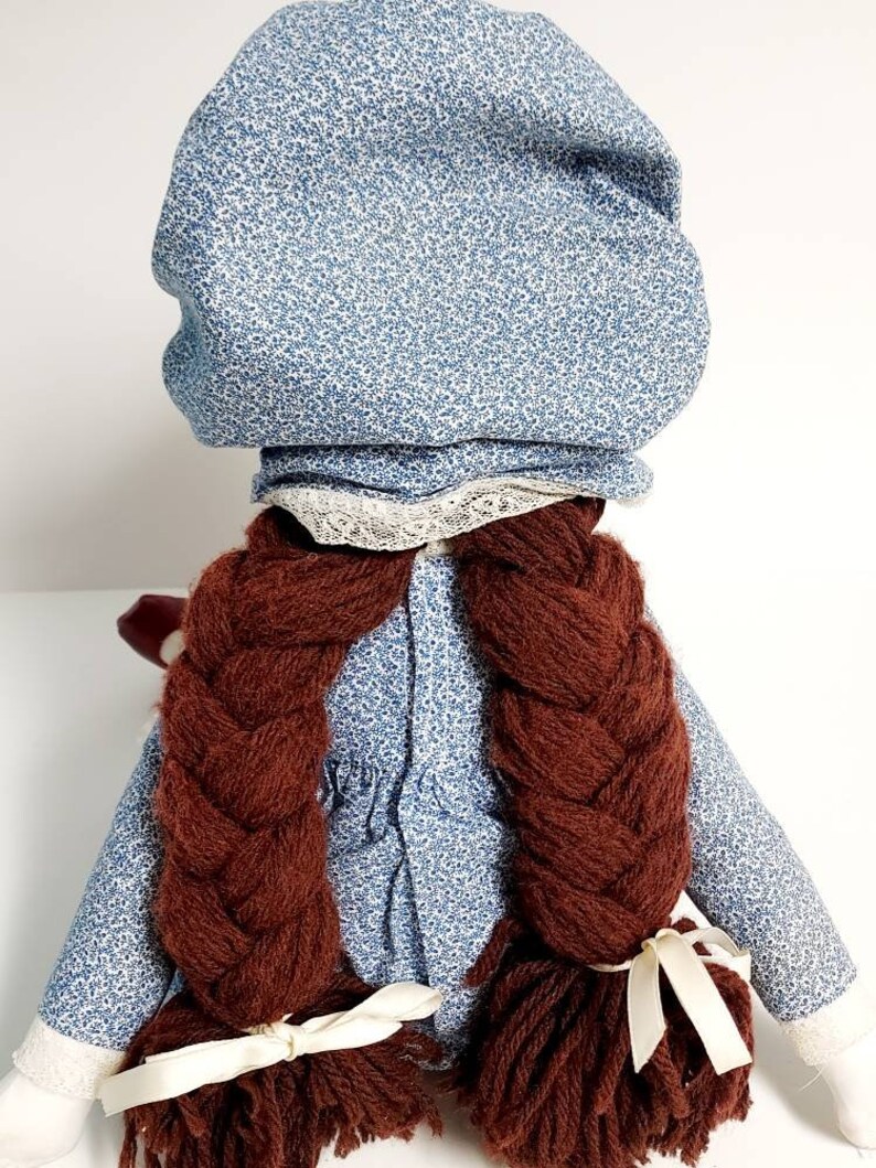 Vintage Rag Doll With Embroidered Face Hand Made Primitive - Etsy