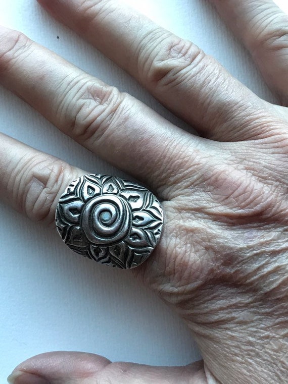 flower spiral wind catcher - Gem