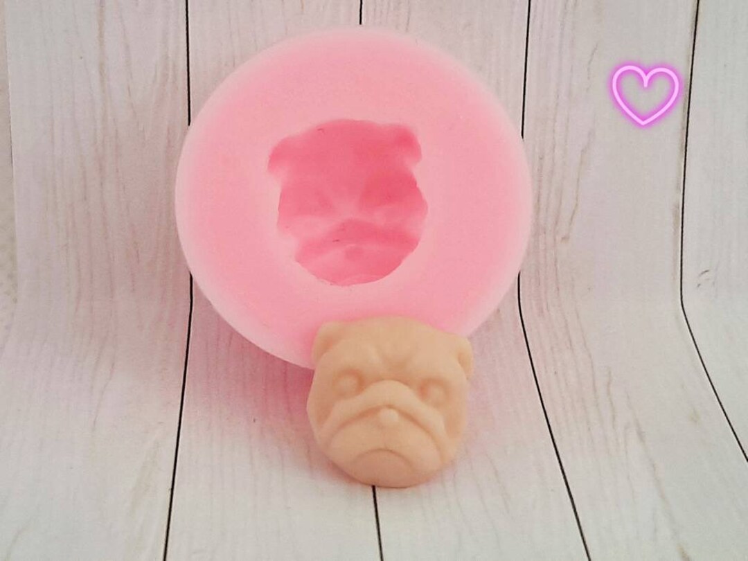 Silicone Mold Pug Bulldog Dog - Etsy