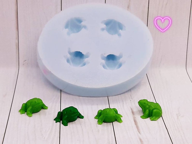 Frosch Silikonform Mold Mould Frog mini je Frosch ca.9mm - Etsy.de