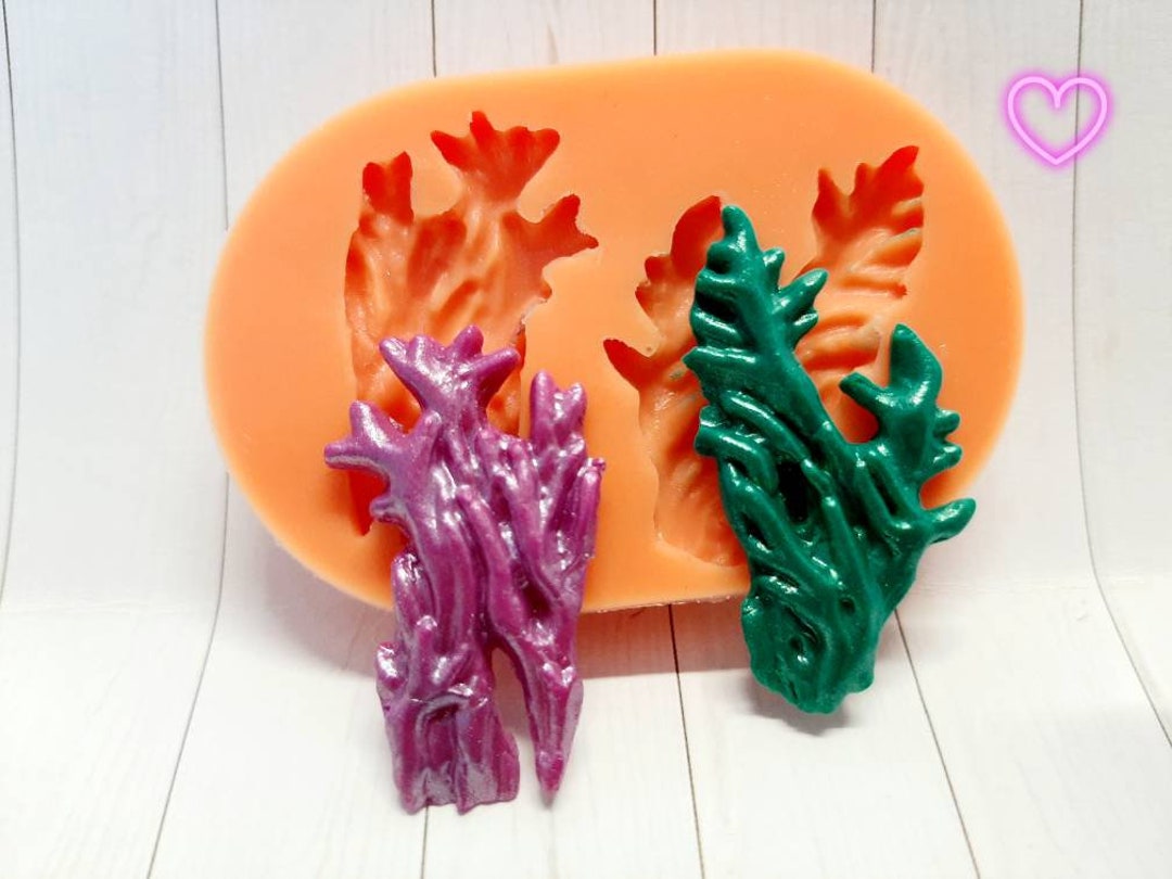Planta de coral de molde de molde de silicona - Etsy España