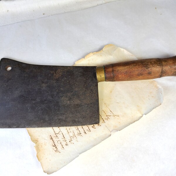 Antique Meat Cleaver - Etsy