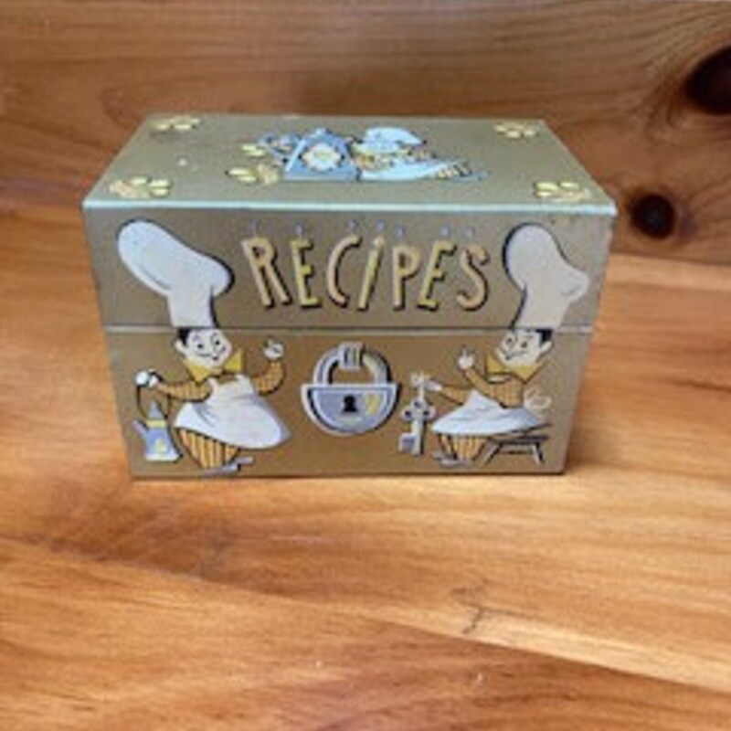 Vintage Recipe Box - Etsy