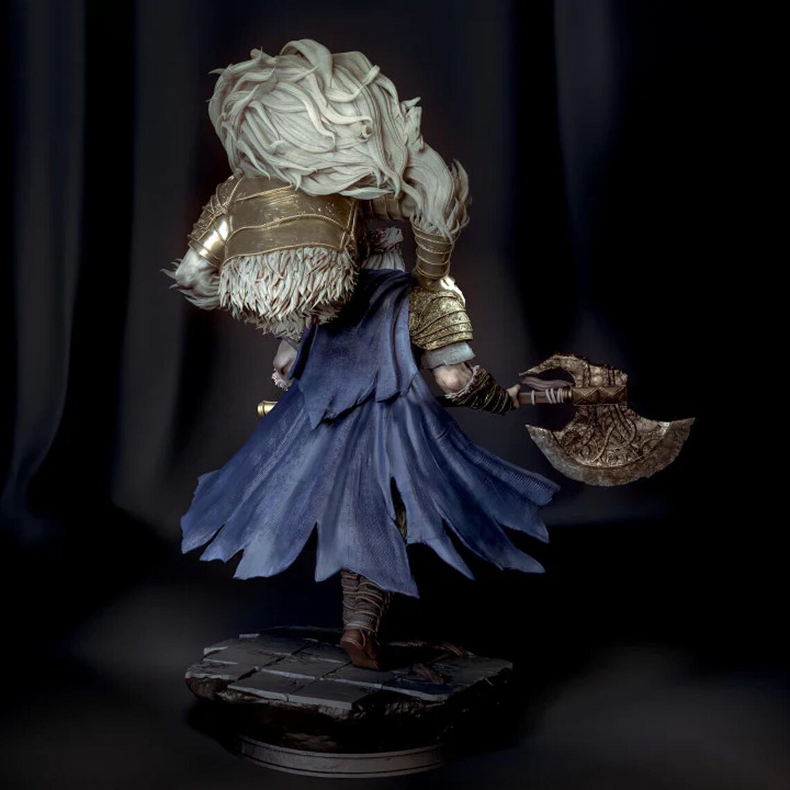 Godfrey First Elden Lord Hand Painted High Quality Art Figure Statue ...