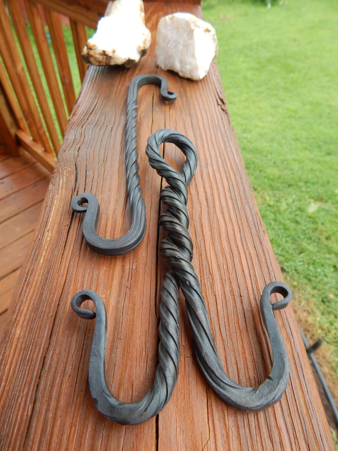 Forged Double Hook Set - Etsy