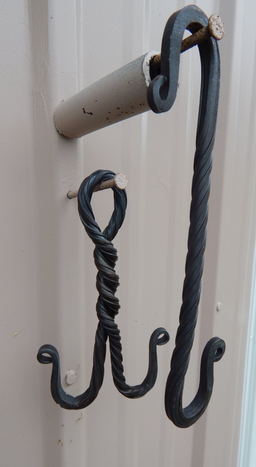 Forged Double Hook Set - Etsy
