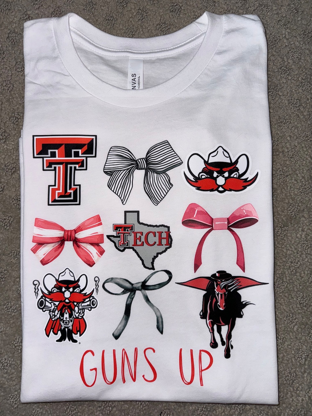 Texas Tech Guns Up - Etsy