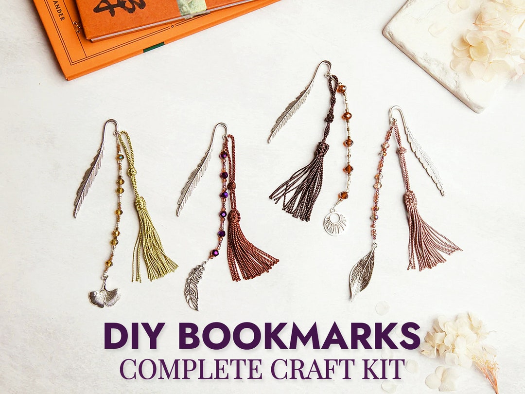 DIY Bookmark Making Kit| DIY Bookmarks | Arts & Crafts Jewelry ...