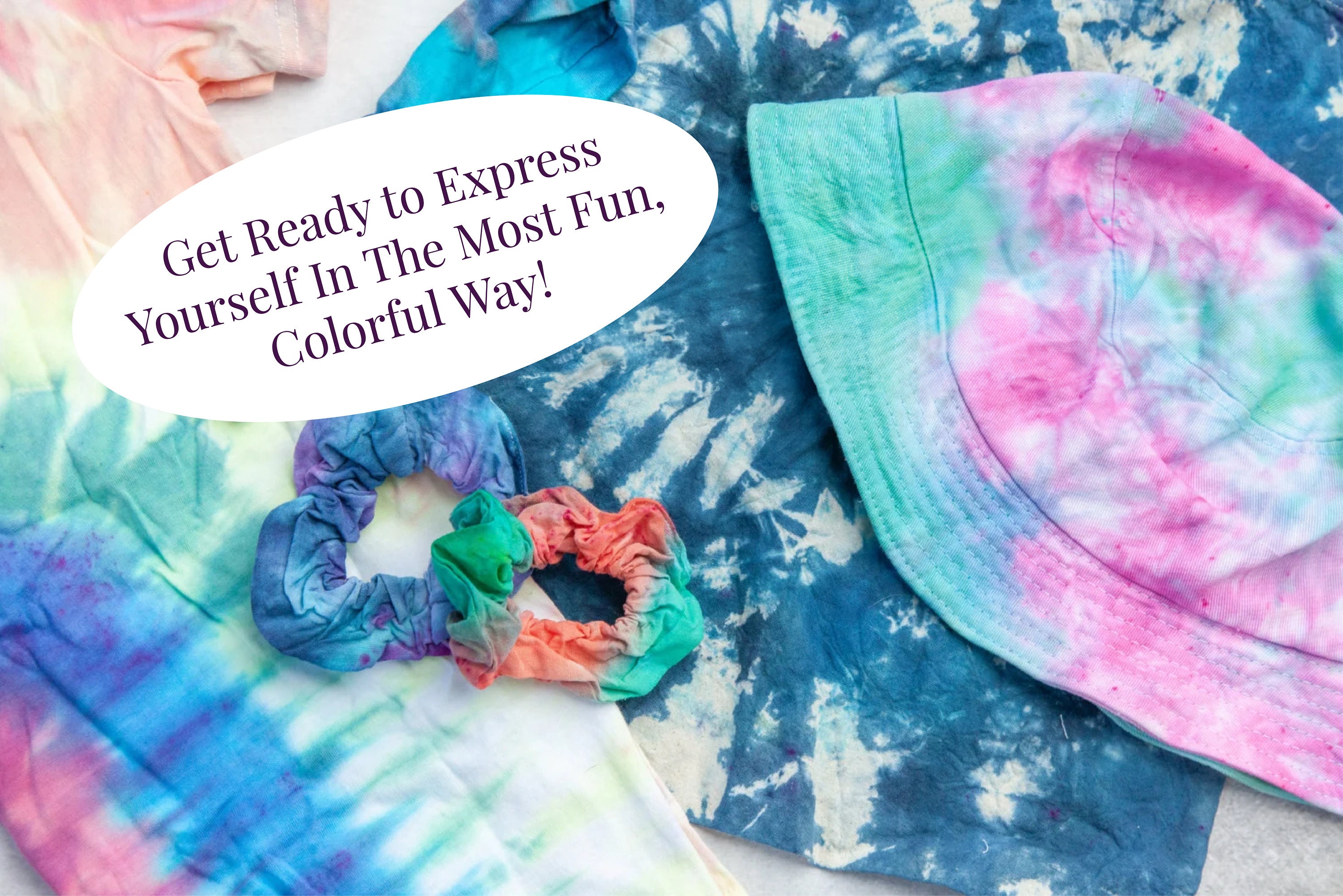 DIY Tie Dye Kit With Supplies and Instructions Deluxe Tie-dye Craft ...