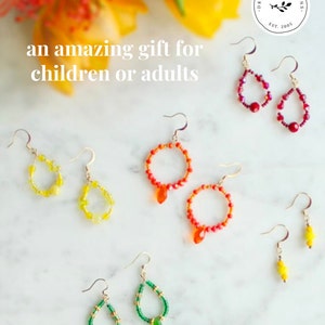 DIY Earring Making Kit | Jewelry Making Supplies | Butterfly or Flower ...
