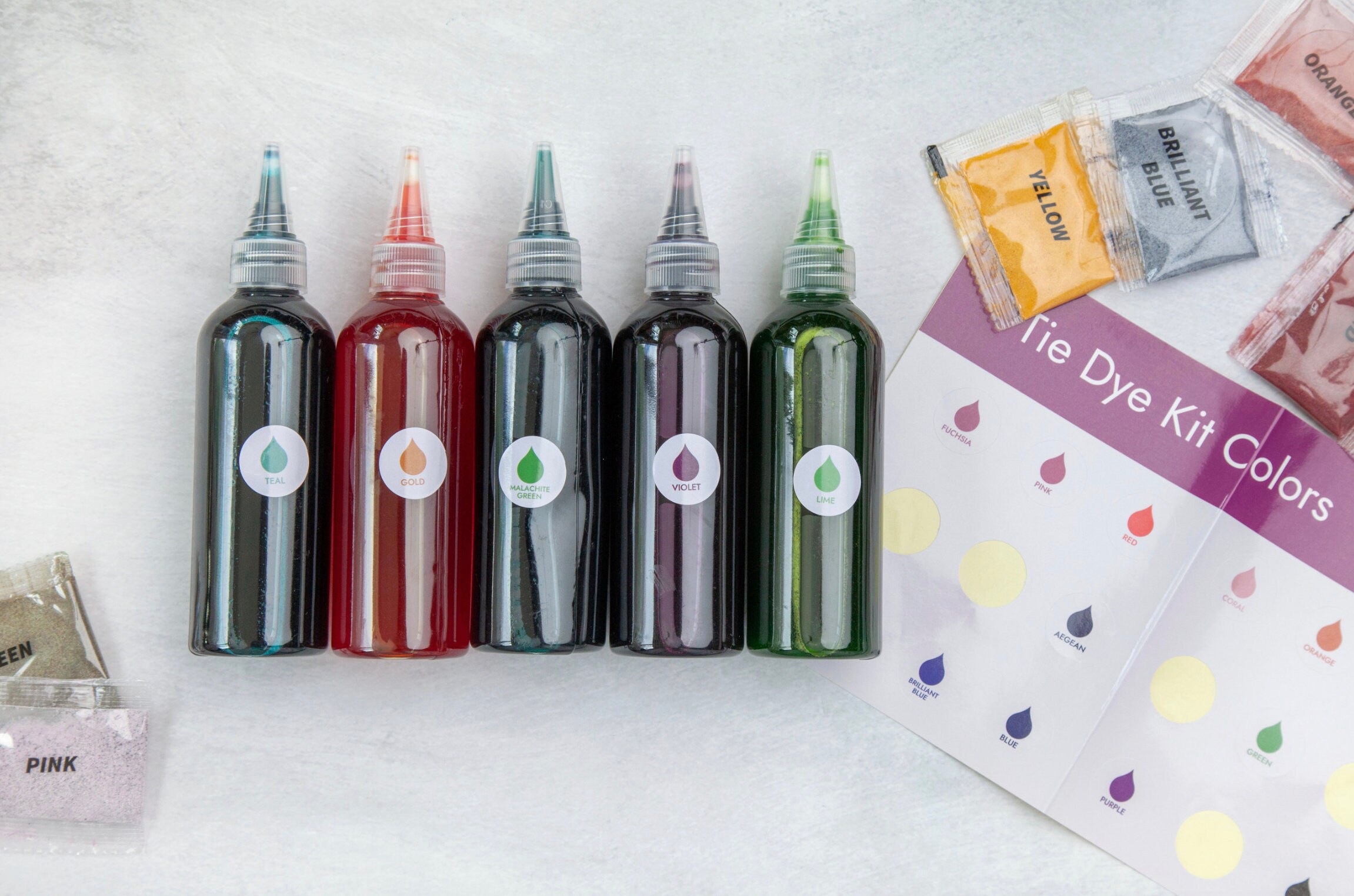 DIY Tie Dye Kit With Supplies and Instructions Deluxe Tie-dye Craft ...