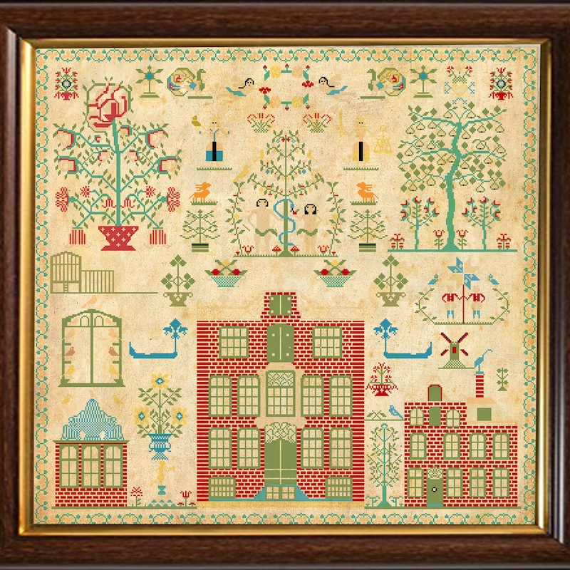 Dutch Sampler - Etsy