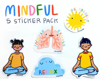 Anxiety stickers | Etsy