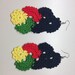 Jamaican Crochet Earrings Natural Hair Rasta Clothing | Etsy