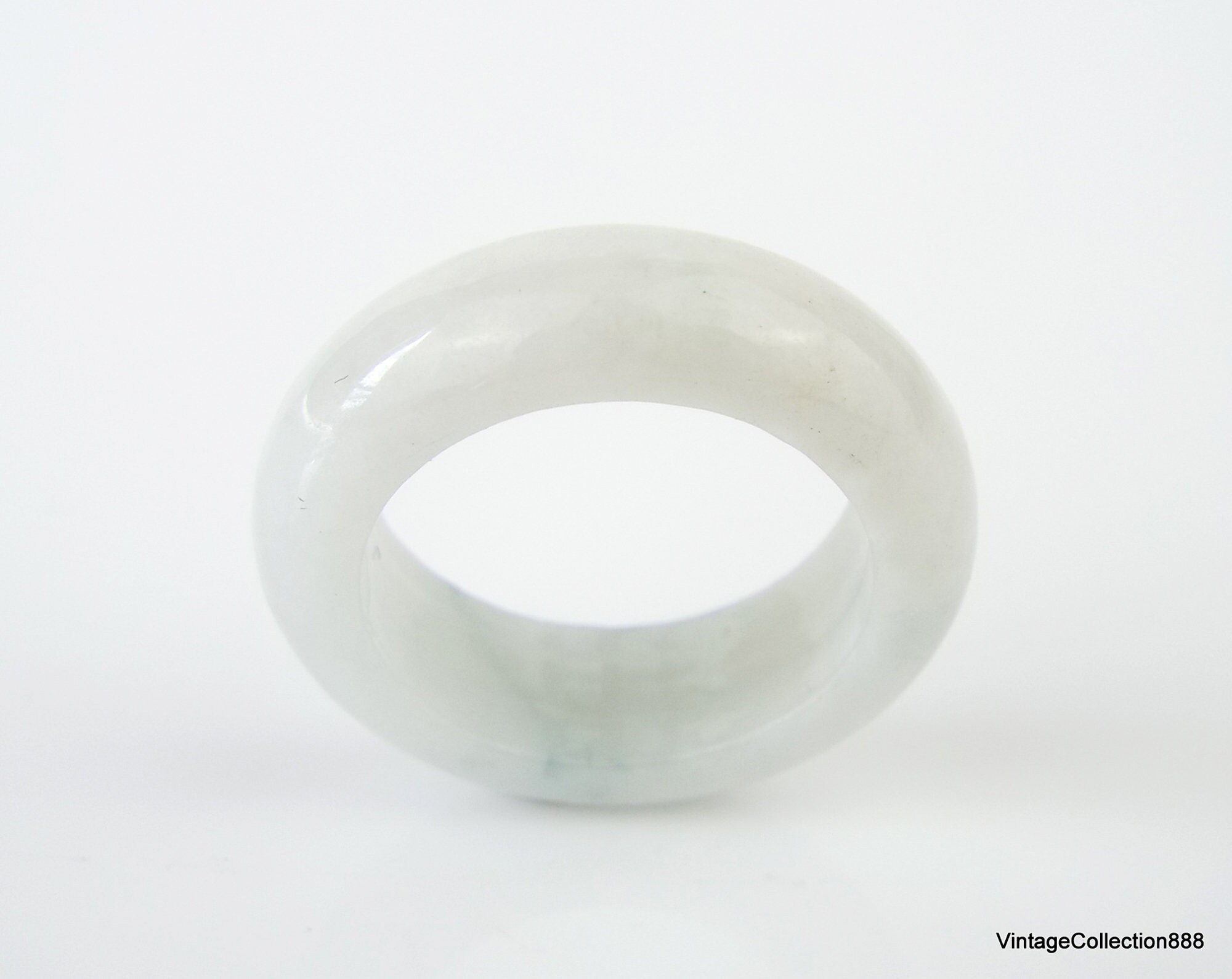 Anillo de Jade Natural US 4.5 15.3mm anillo Jade Jadeíta - Etsy España