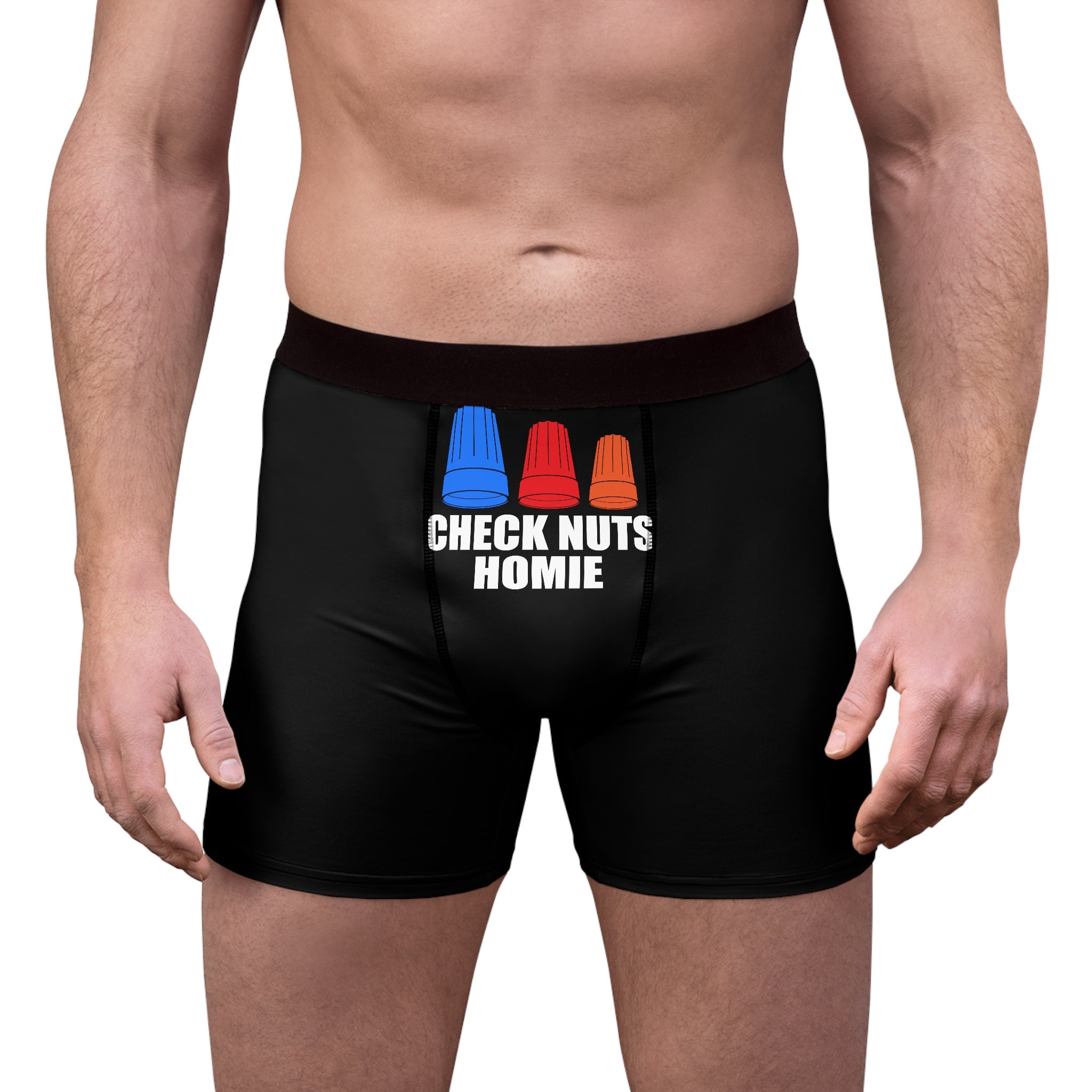 Check Nuts Homie Boxer Briefs - Etsy