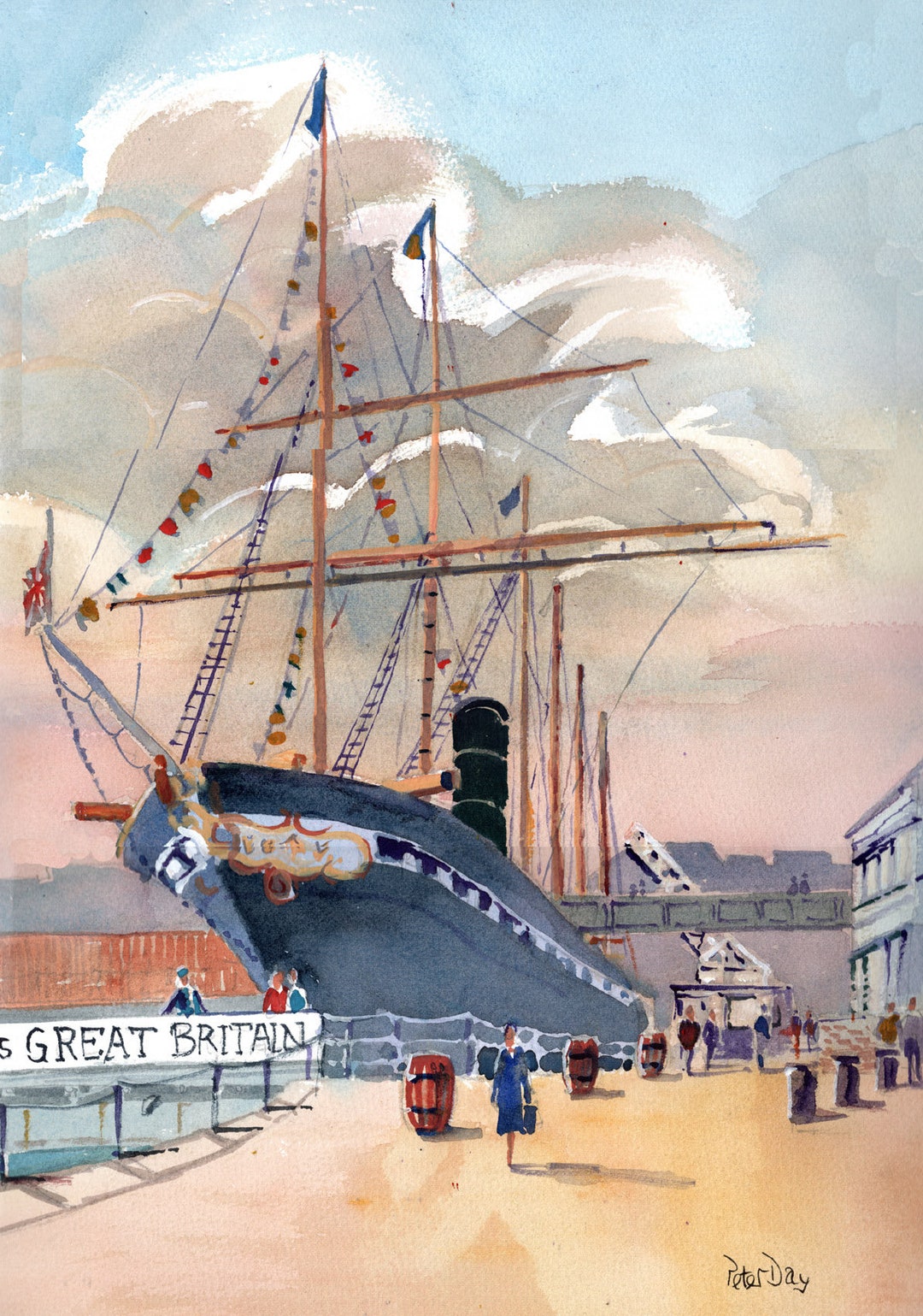 Brunel's SS Great Britain, Steam Ship, Bristol - Etsy