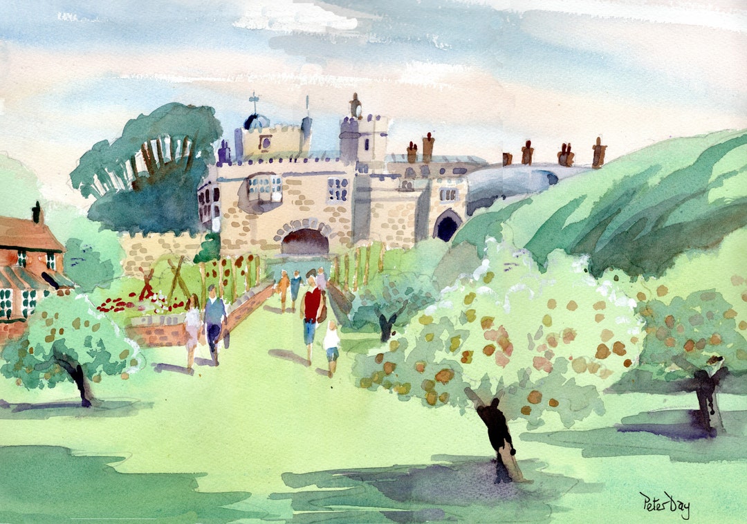 Walmer Castle From the Apple Orchard. - Etsy
