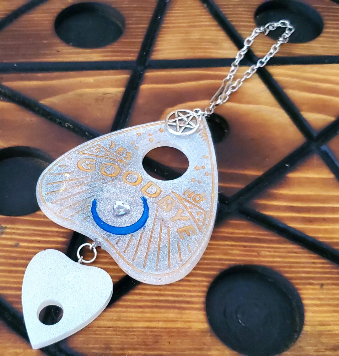 Blue Moon/good Bye Planchette Wall Hanging, Altar Decor, Home Decor ...