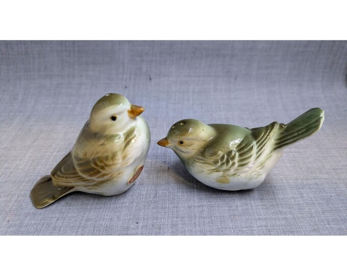 Vintage Ceramic Bird Figurines - Adorable Pair - Salt and Pepper Shaker ...
