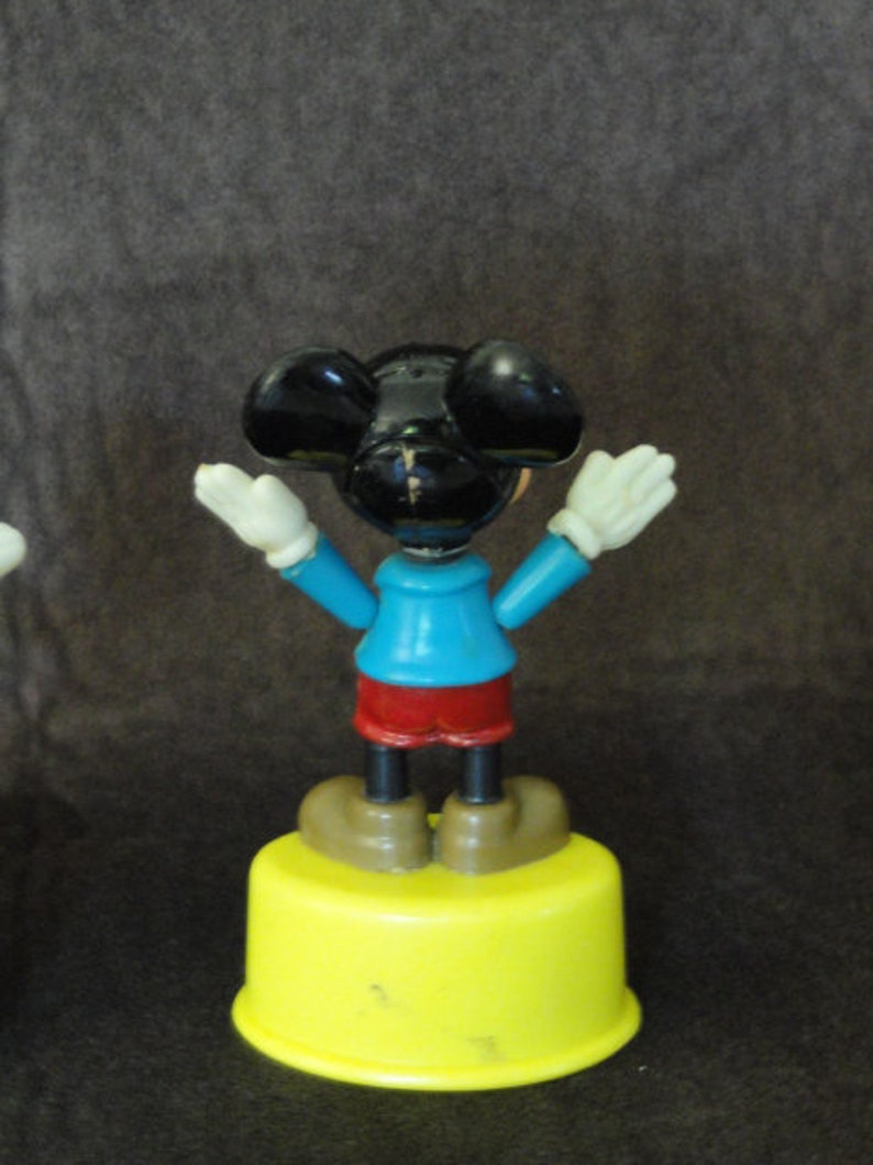 Disney Mickey Mouse & Donald Duck Push up Puppets Set, Vintage ...